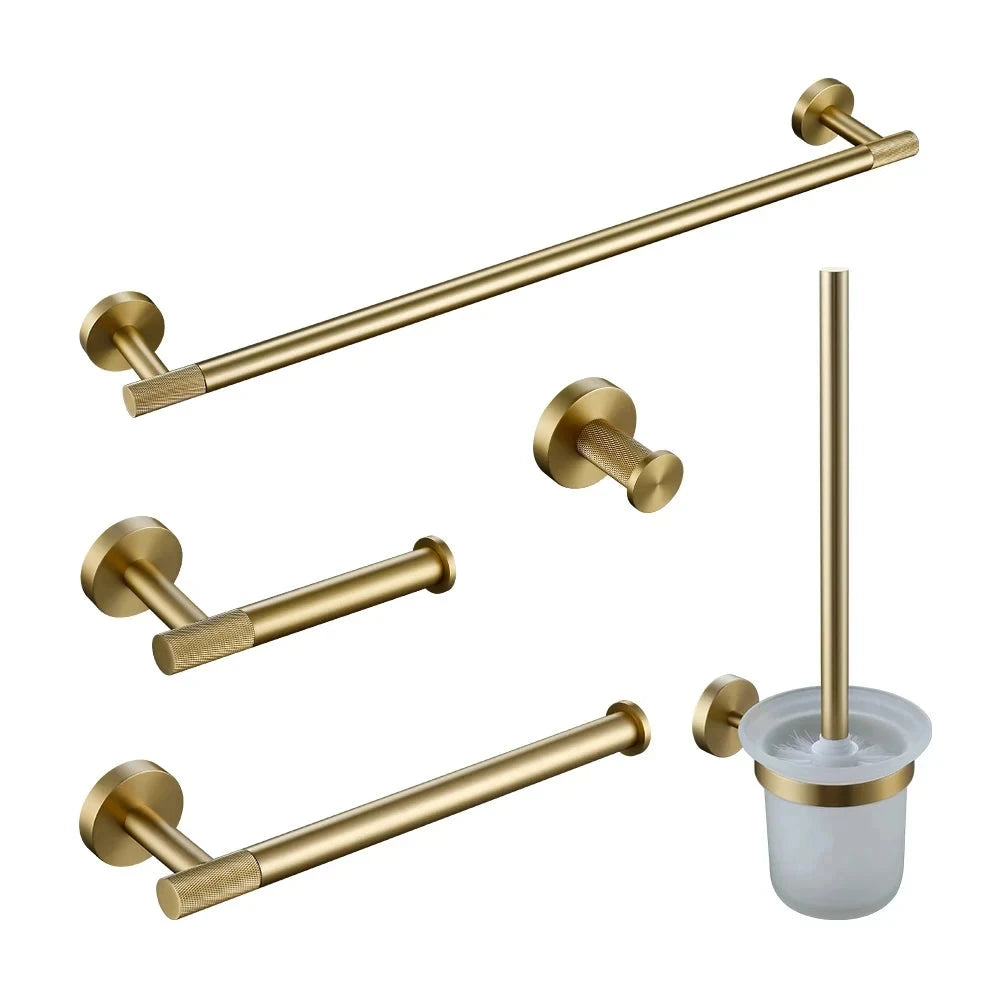 Brushed Gold Bathroom Hardware Set – MARTinCART